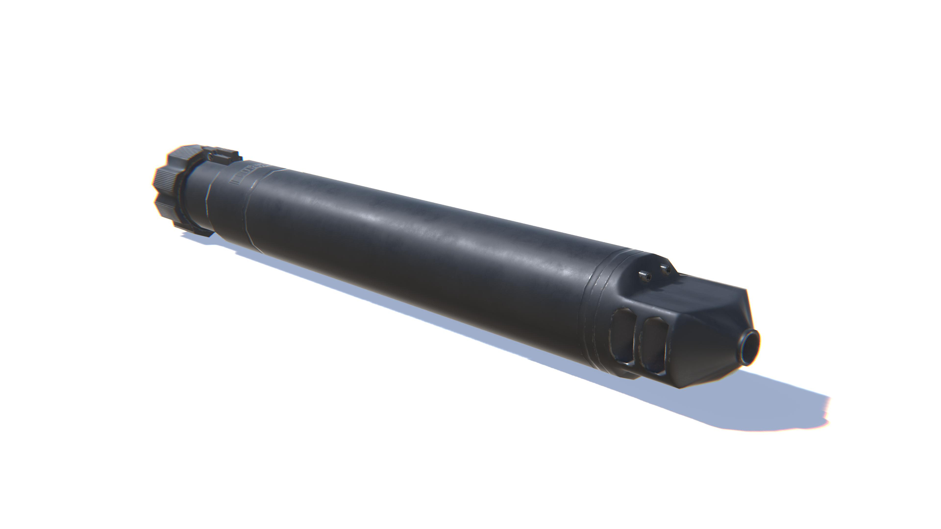 Tactical Silencer 50BMG Low-poly Model 3D - TurboSquid 1800191