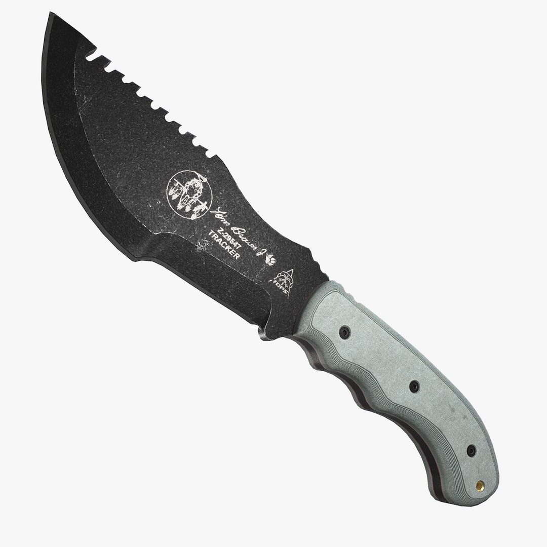 Tops Tom Brown Tracker T-1 Low Poly 3D model - TurboSquid 1804992