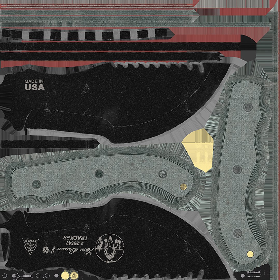 Tops Tom Brown Tracker T-1 Low Poly 3D model - TurboSquid 1804992