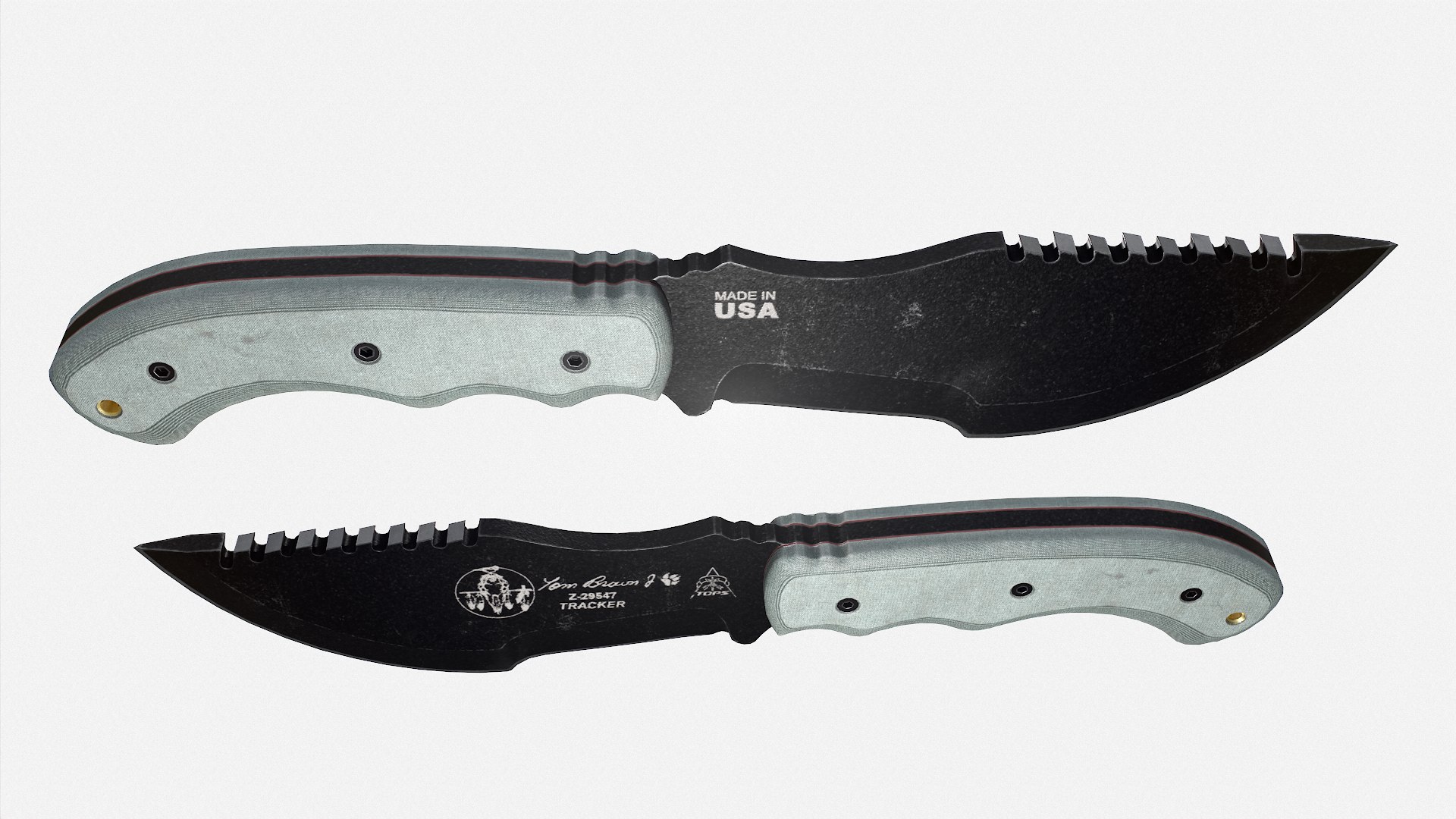 Tops Tom Brown Tracker T-1 Low Poly 3D model - TurboSquid 1804992