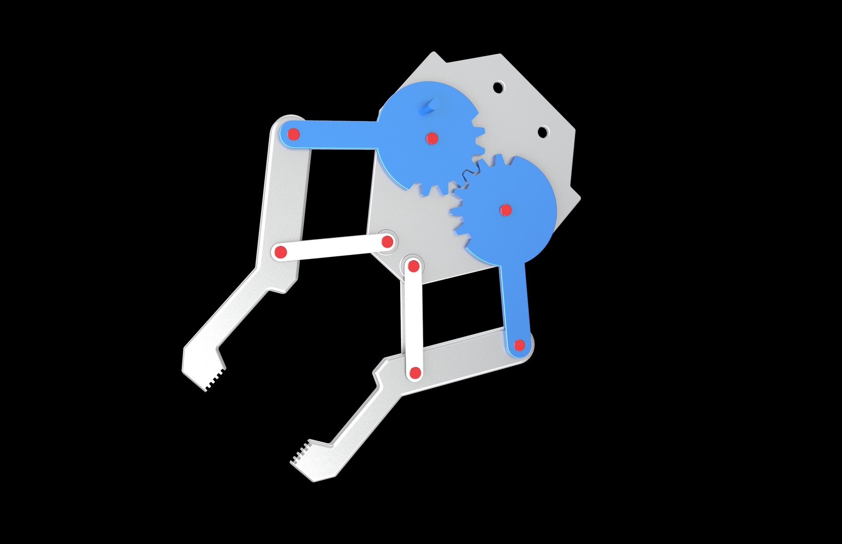 3d Robotic Clamp Model