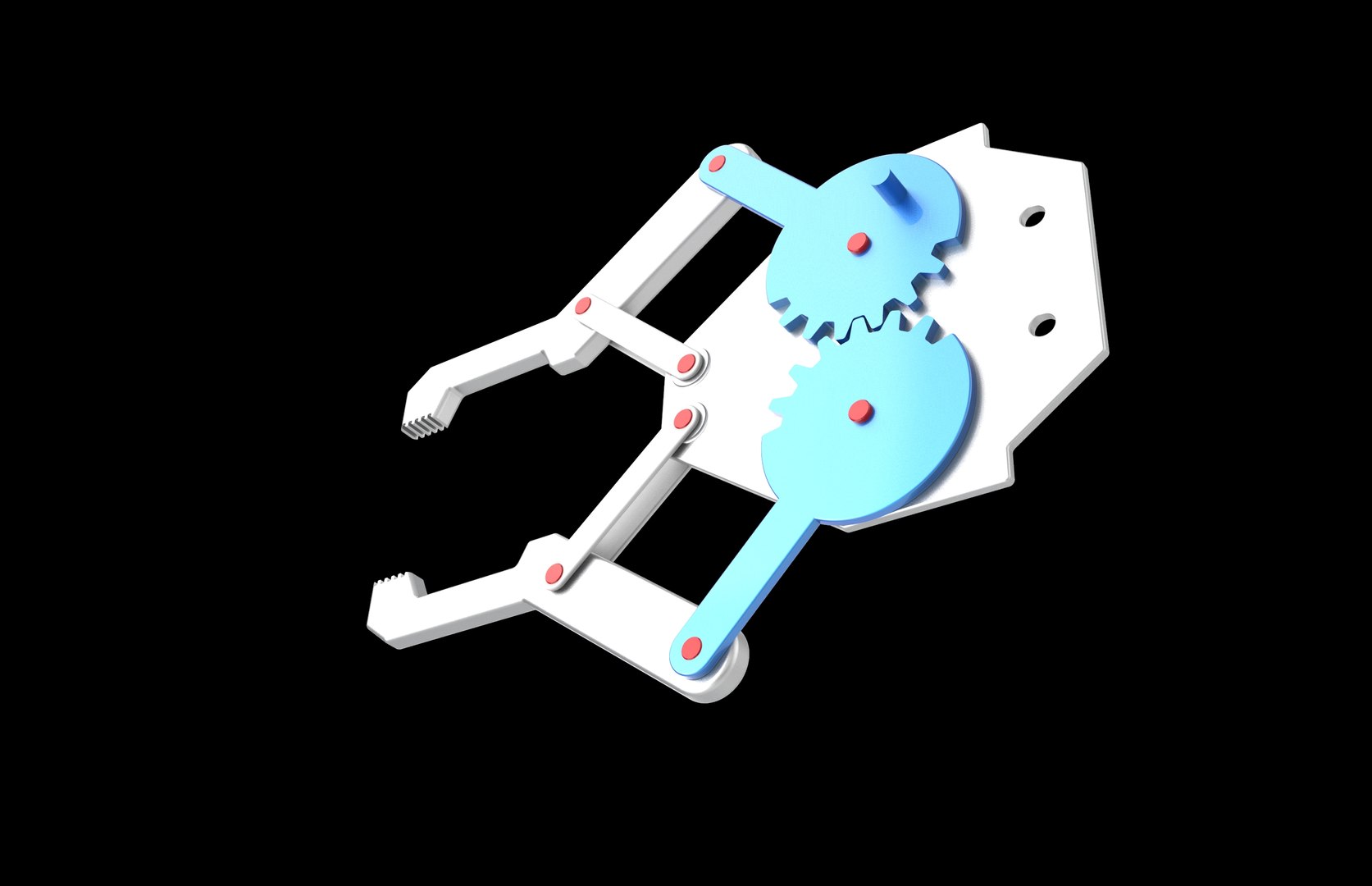 3d Robotic Clamp Model