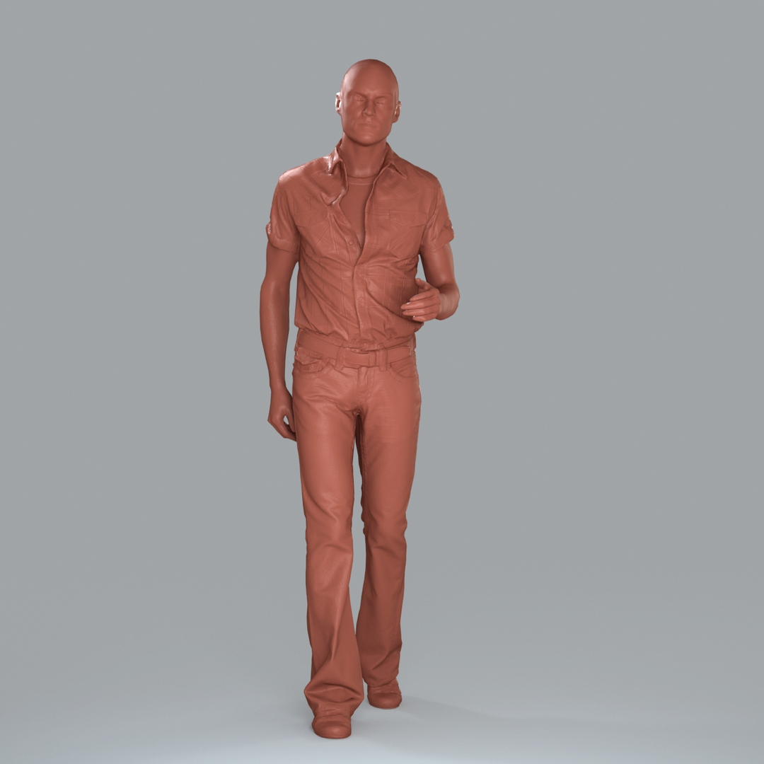 axyz normal human 3d max