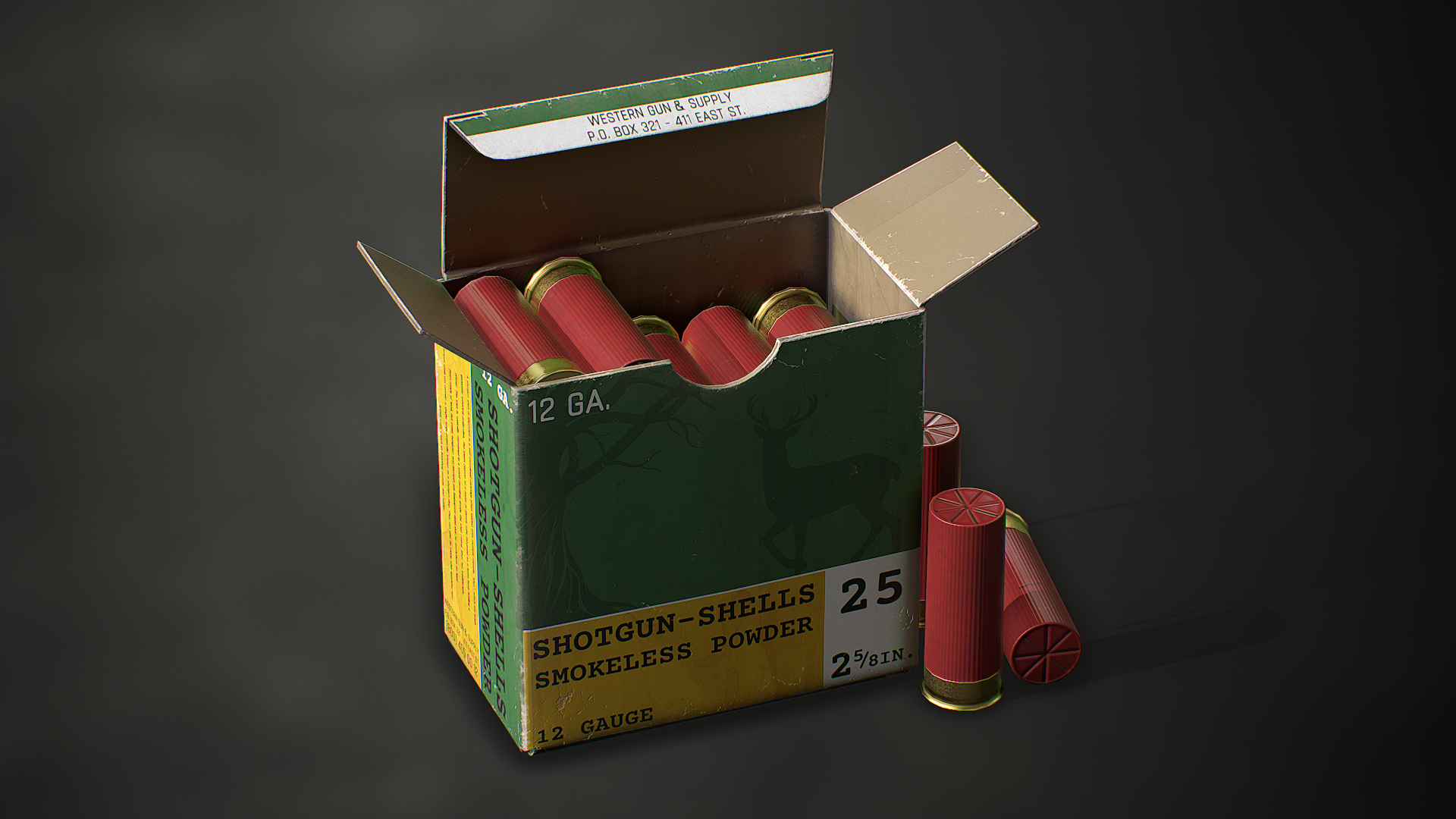 3D Realistic Shotgun Shells Pack - PBR Low Poly - TurboSquid 1768264