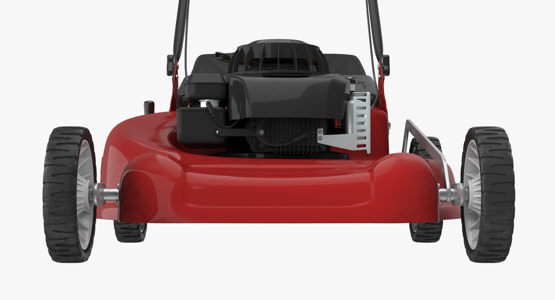 3d model push lawn mower