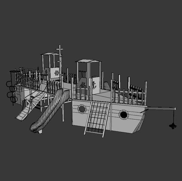 play children 3d model