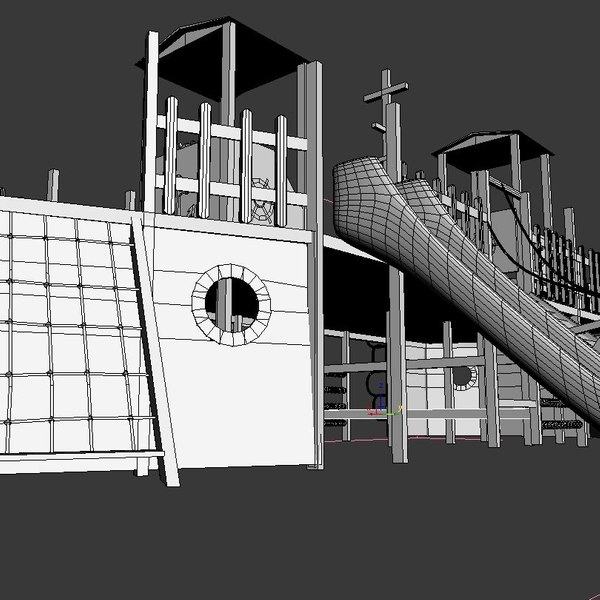 play children 3d model