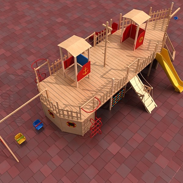 play children 3d model