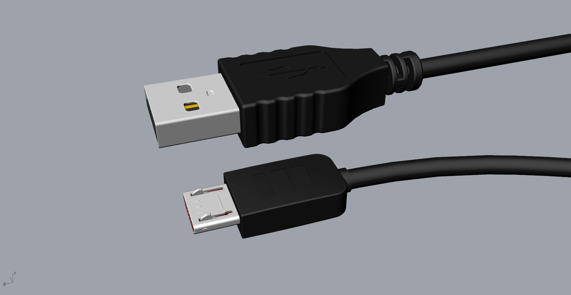 3D Original Micro Usb Design - TurboSquid 1378207