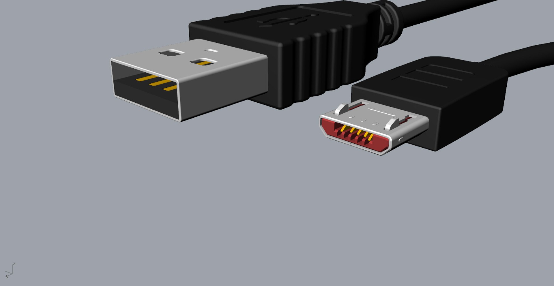 3D Original Micro Usb Design - TurboSquid 1378207
