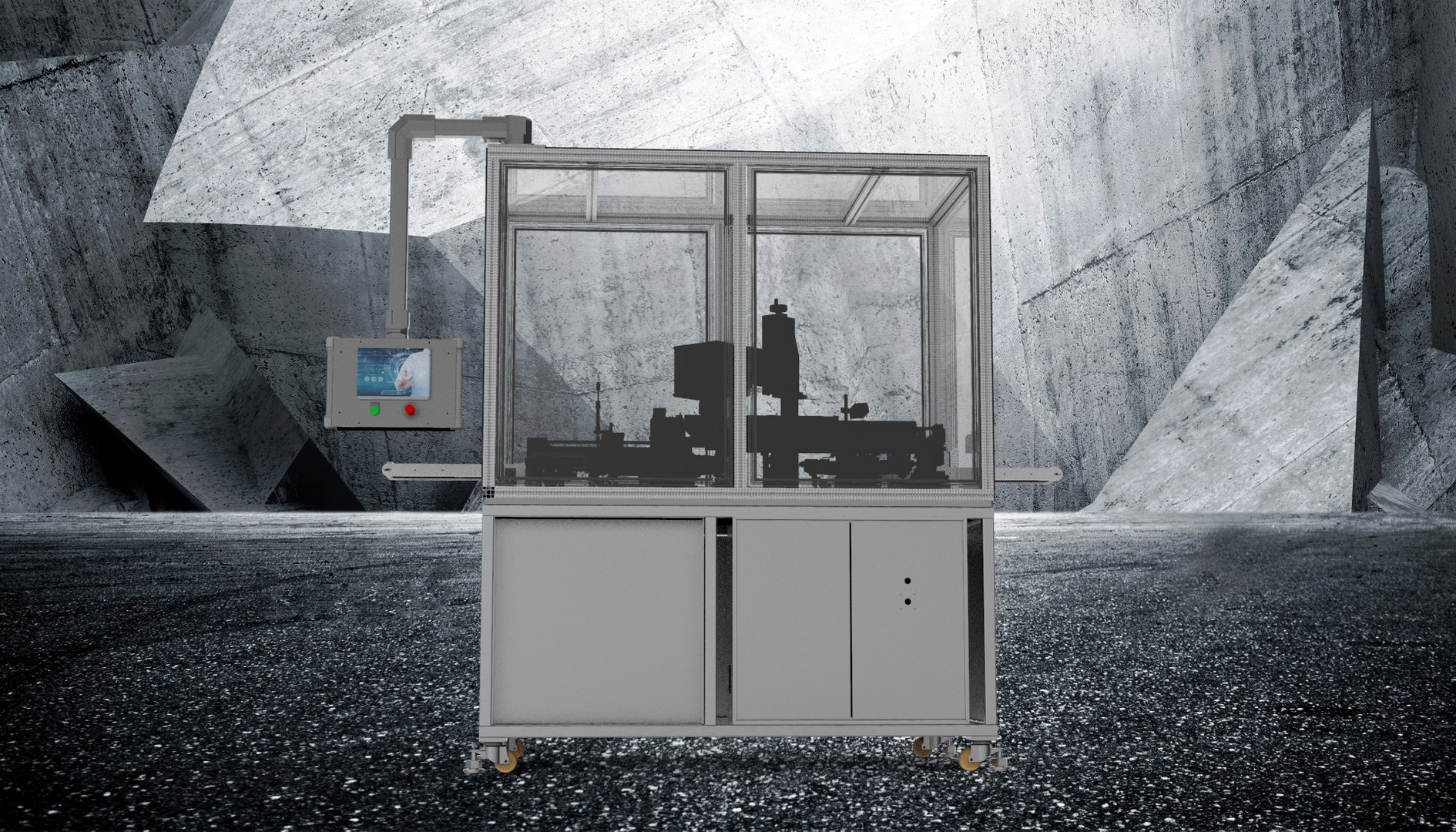 3D Electronic Terminal Group Installation Machine - TurboSquid 1941011