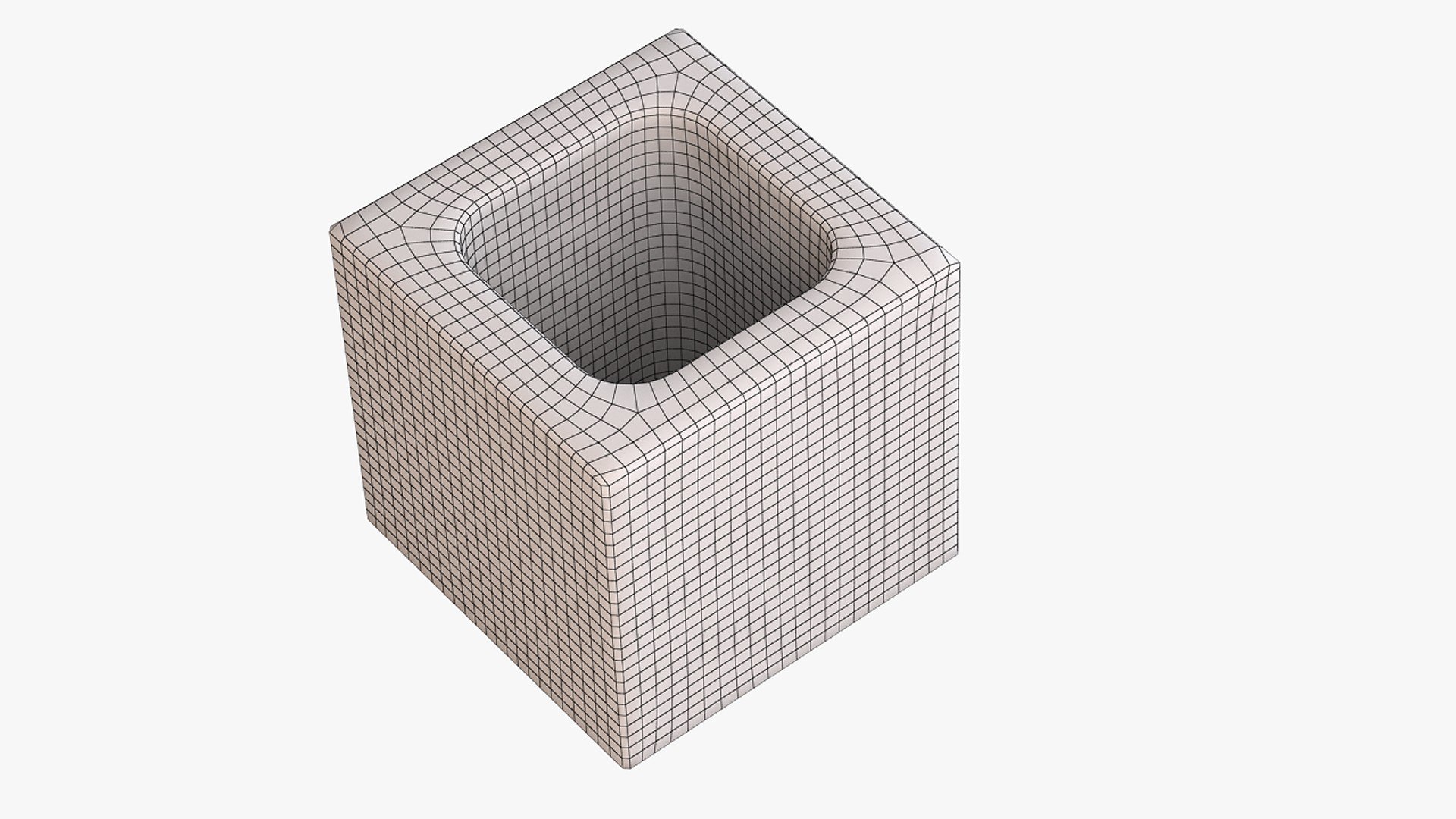 Cinder Block 3D - TurboSquid 1631308