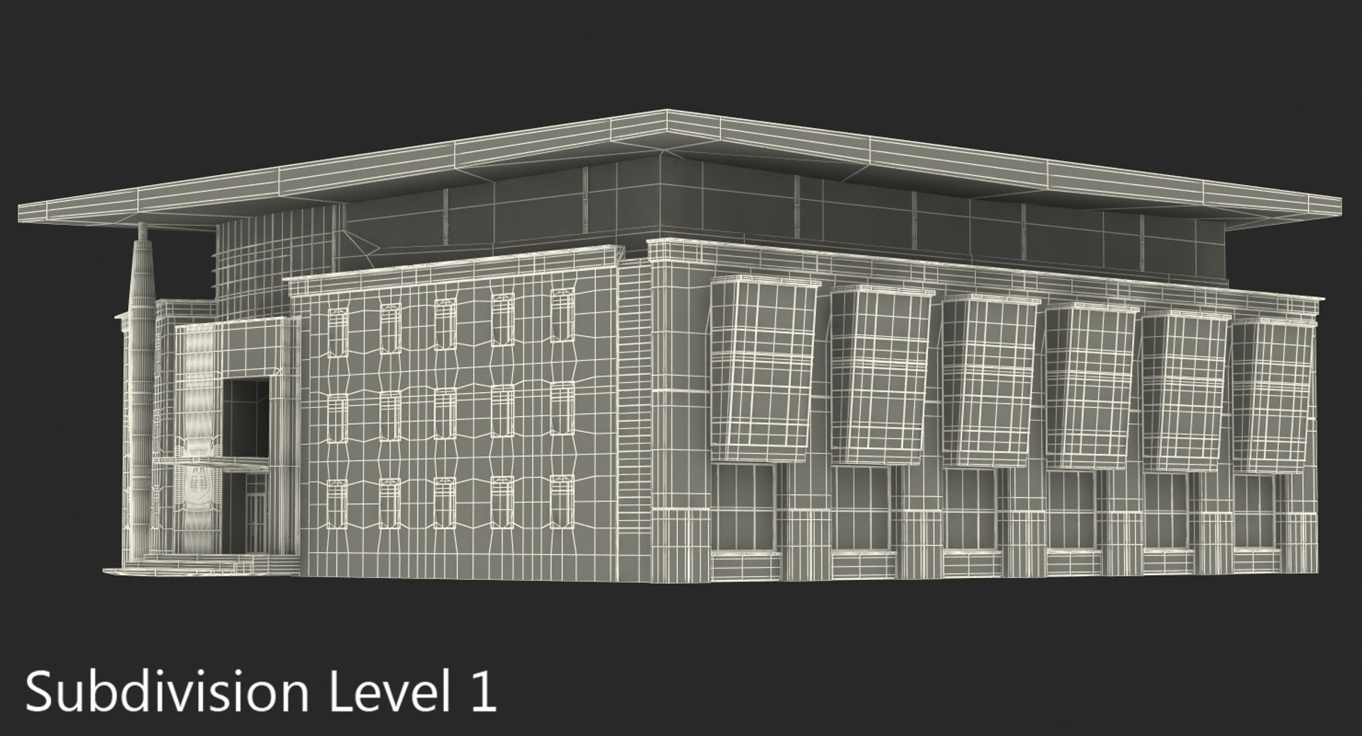 Alexandria police headquarters building 3D - TurboSquid 1218862