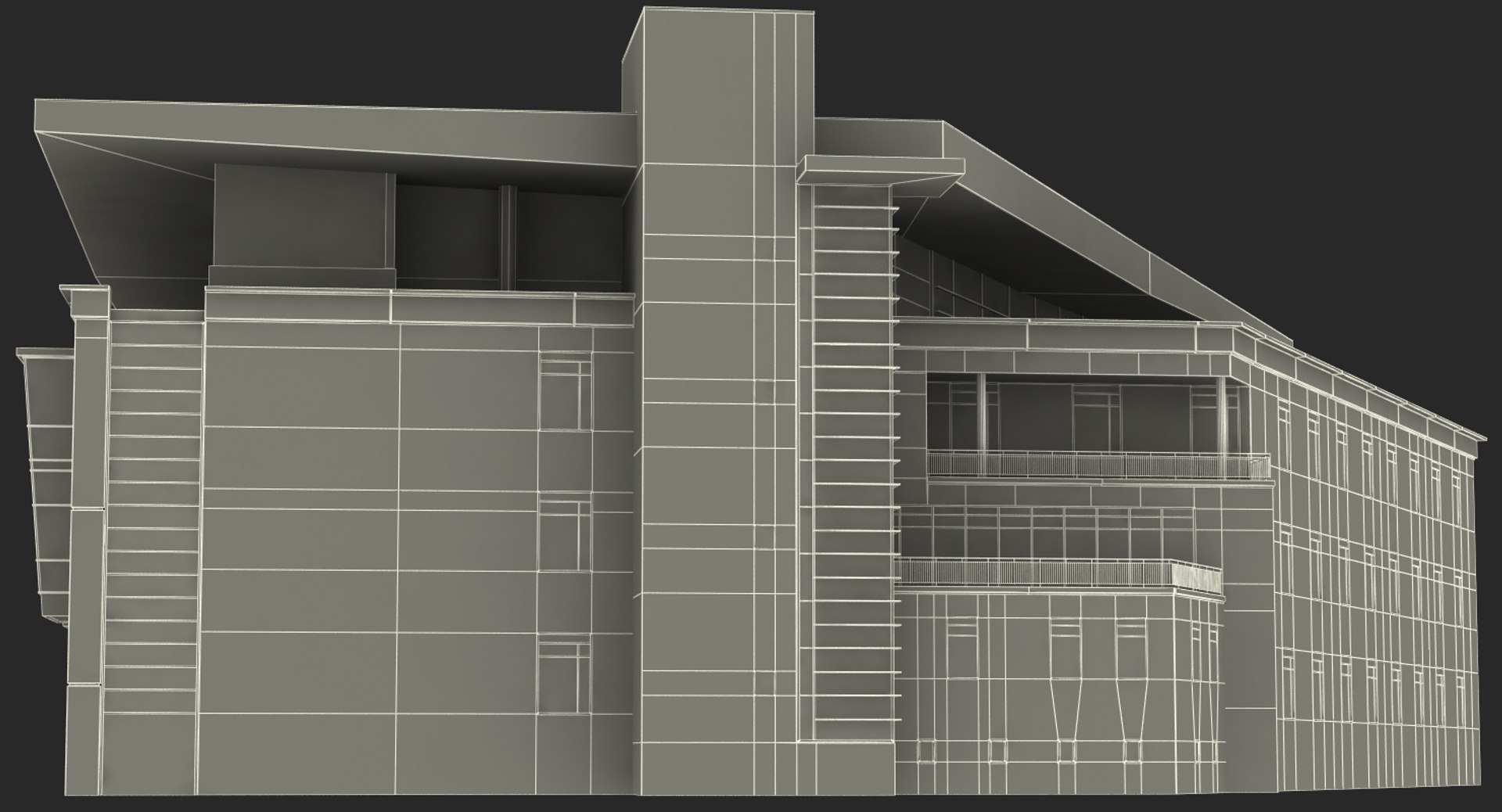 Alexandria police headquarters building 3D - TurboSquid 1218862