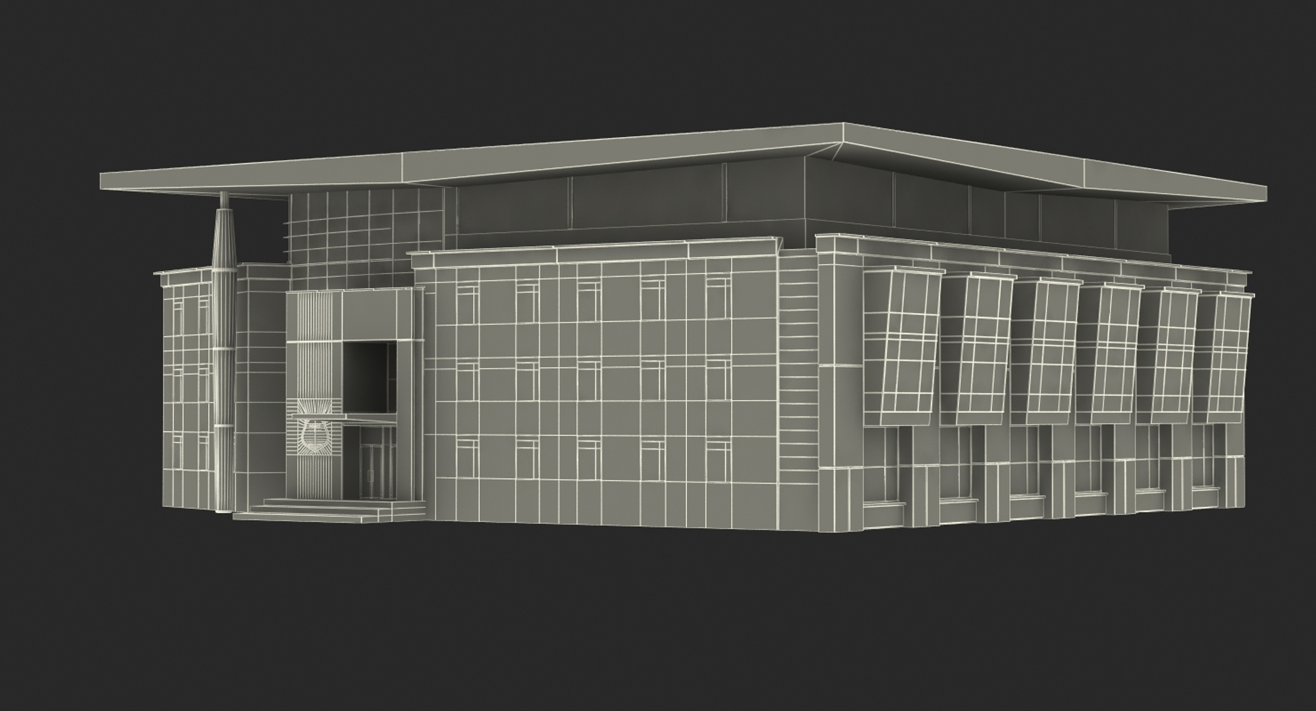 Alexandria Police Headquarters Building 3D - TurboSquid 1218862