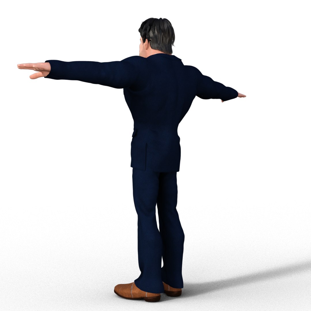 3D Cartoon Businessman Model - TurboSquid 1926287