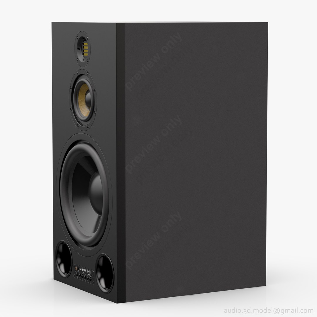 3D Monitor Adam S4x-v Model - TurboSquid 1166477