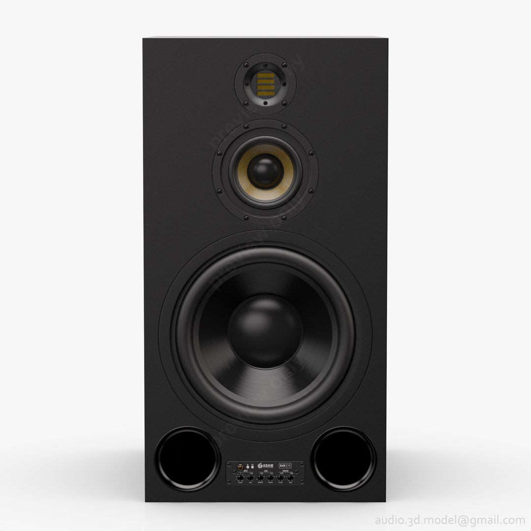 3D Monitor Adam S4x-v Model - TurboSquid 1166477