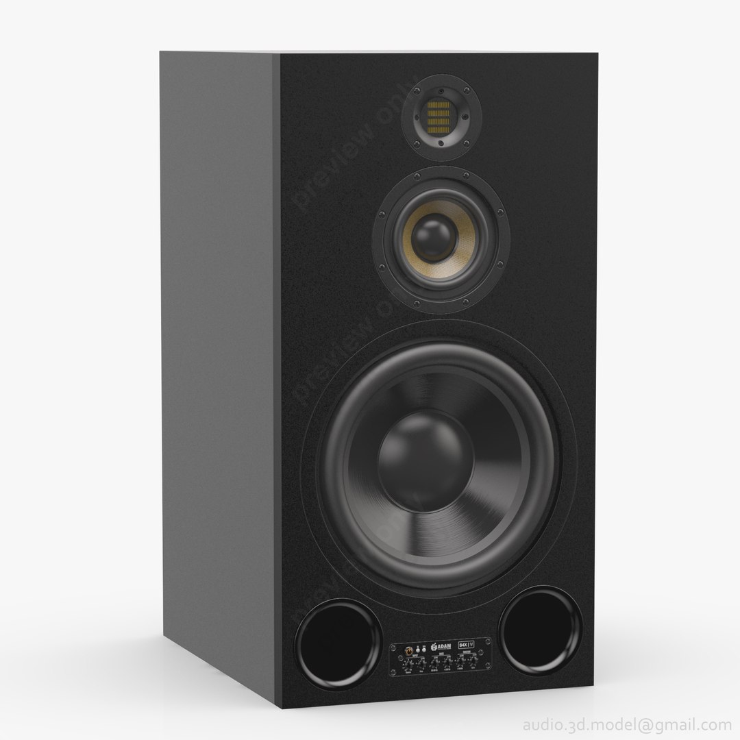 3D Monitor Adam S4x-v Model - TurboSquid 1166477