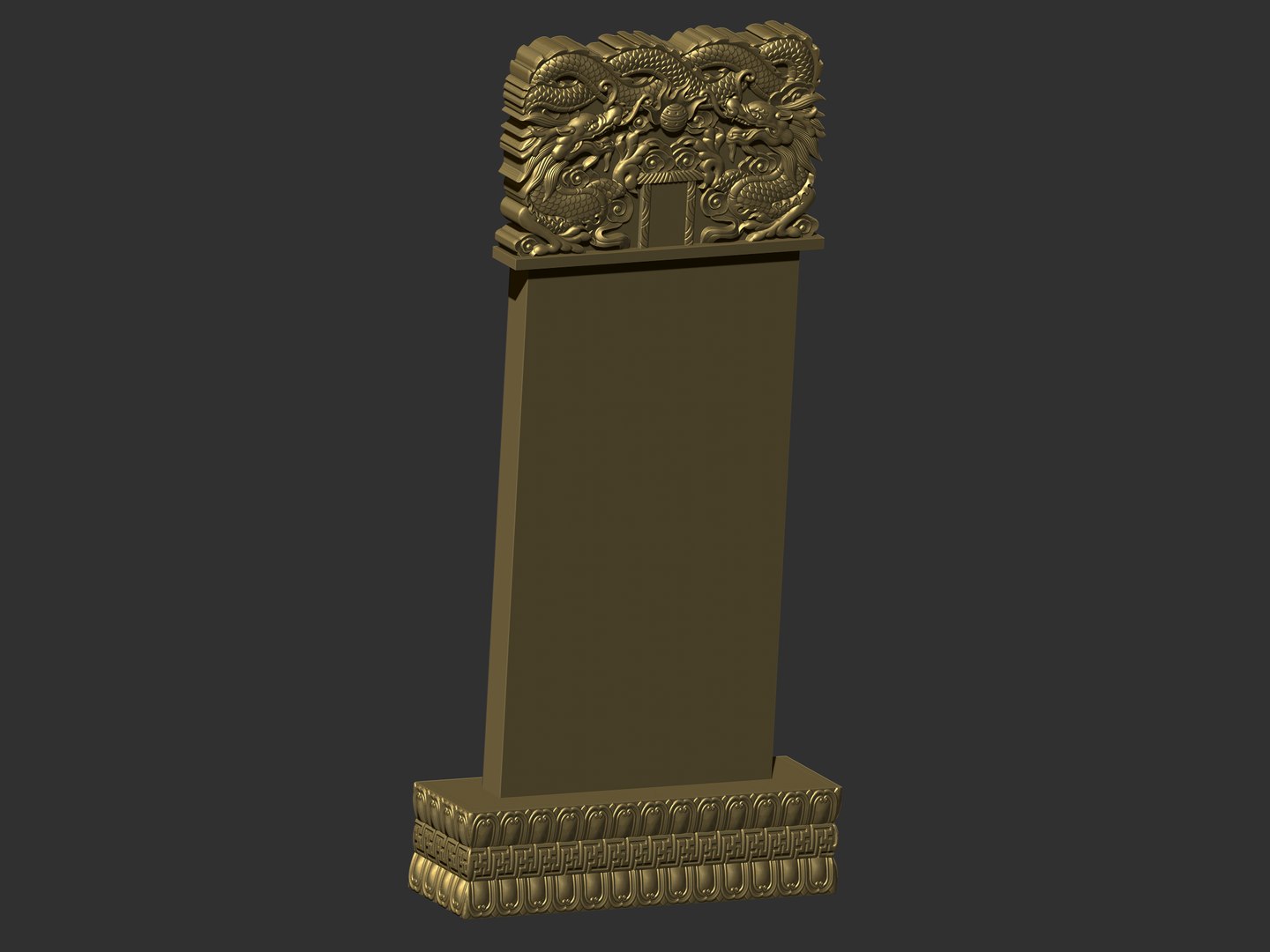 Ancient Chinese Tombstone 3D Model - TurboSquid 2042453
