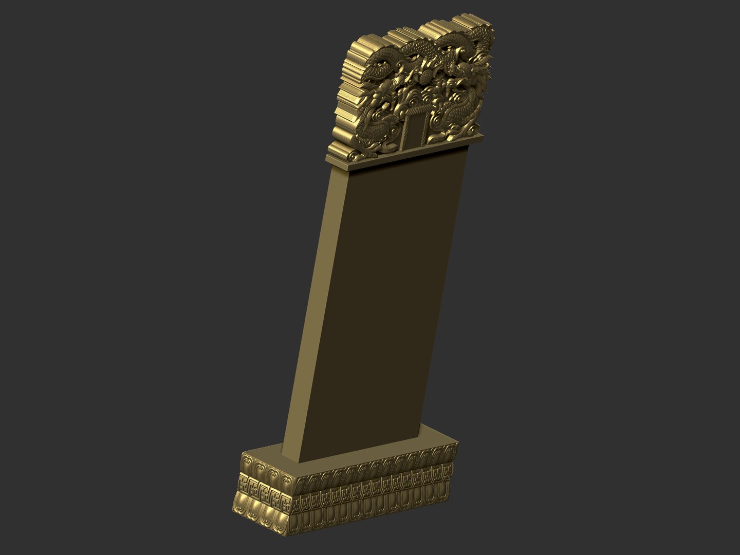 Ancient Chinese Tombstone 3D Model - TurboSquid 2042453