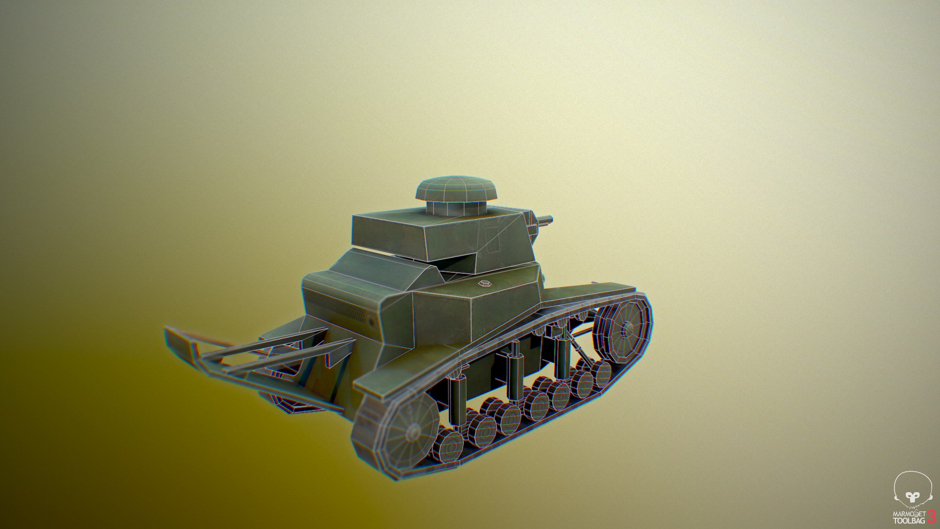Free Mc-1 Tank Ussr Toon Model - TurboSquid 1241262