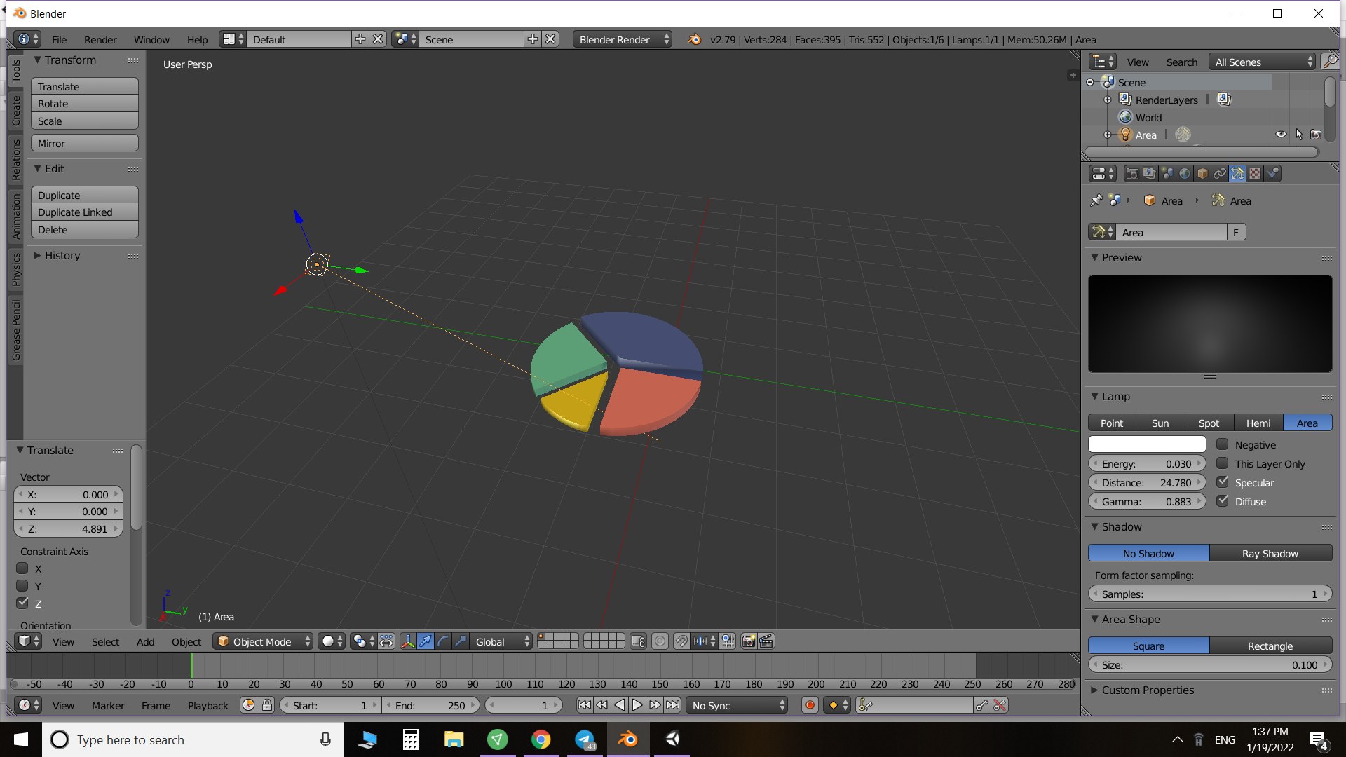 Pie Chart 3D Model - TurboSquid 1842433