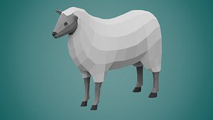 Sheep Low-poly 3D Model - TurboSquid 1222875