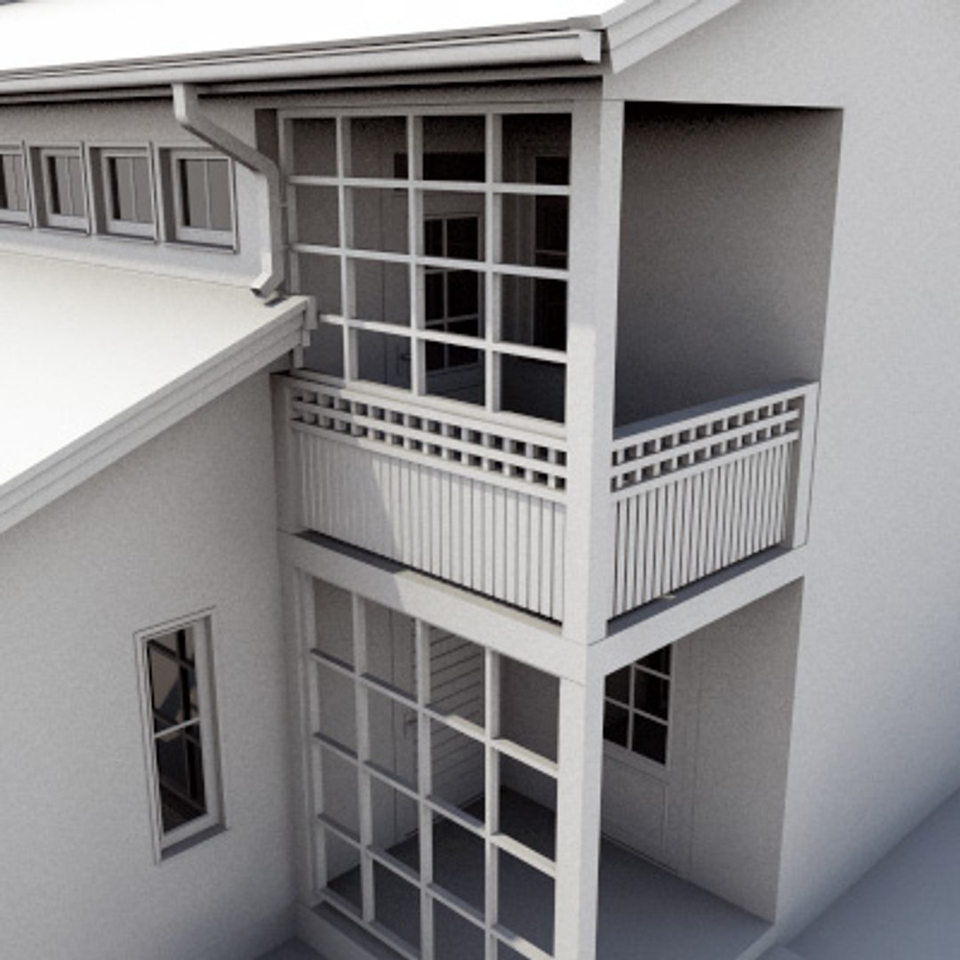 3d story house model