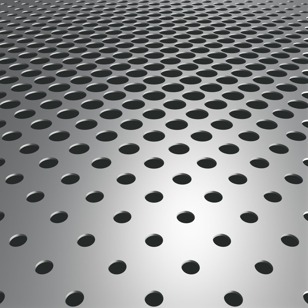 3D Perforated Panel With Parametric Pattern 24-O-09 - TurboSquid 2279502