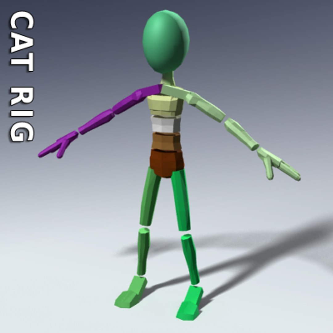 humanoid mascot character 3d model