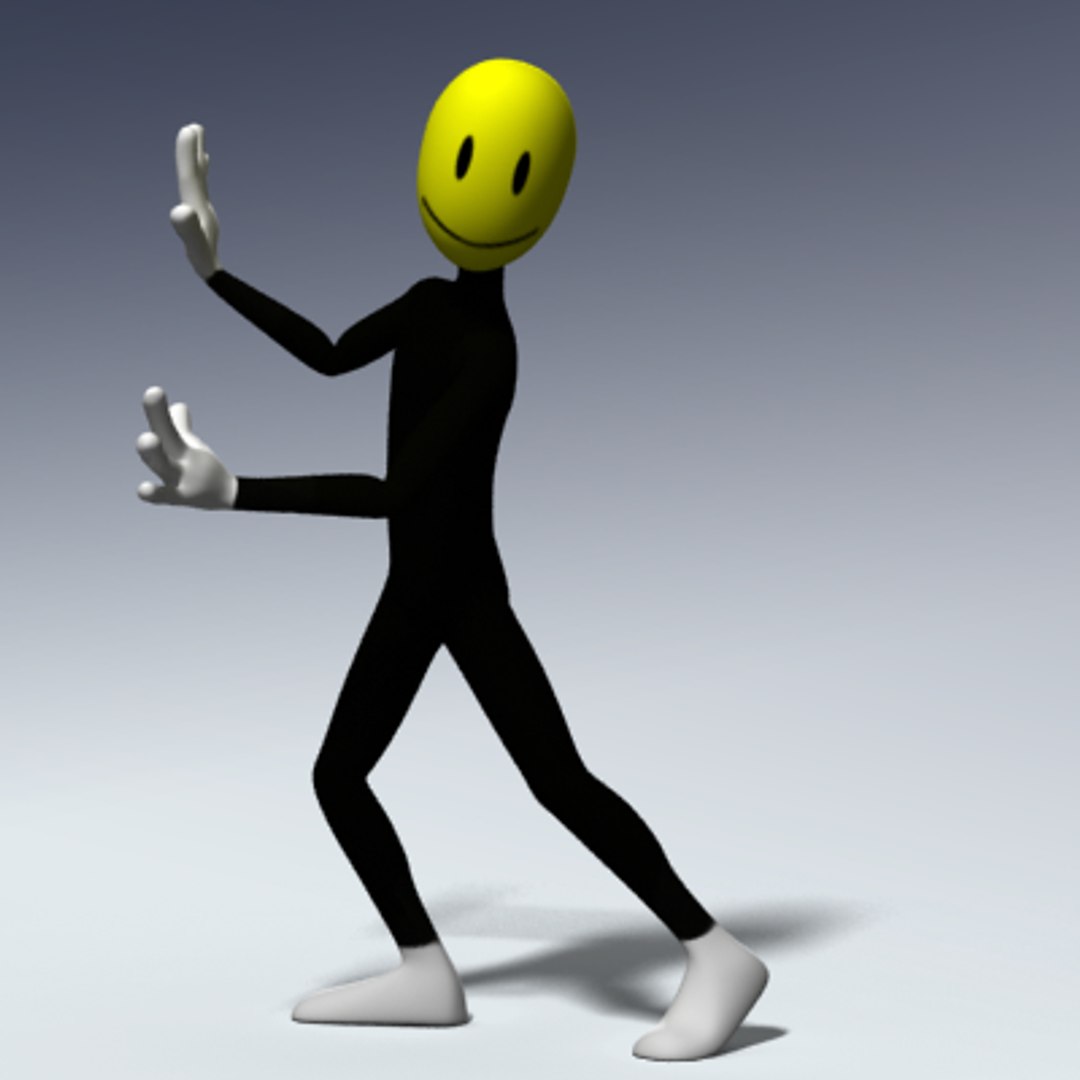 humanoid mascot character 3d model