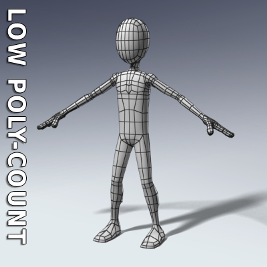 humanoid mascot character 3d model