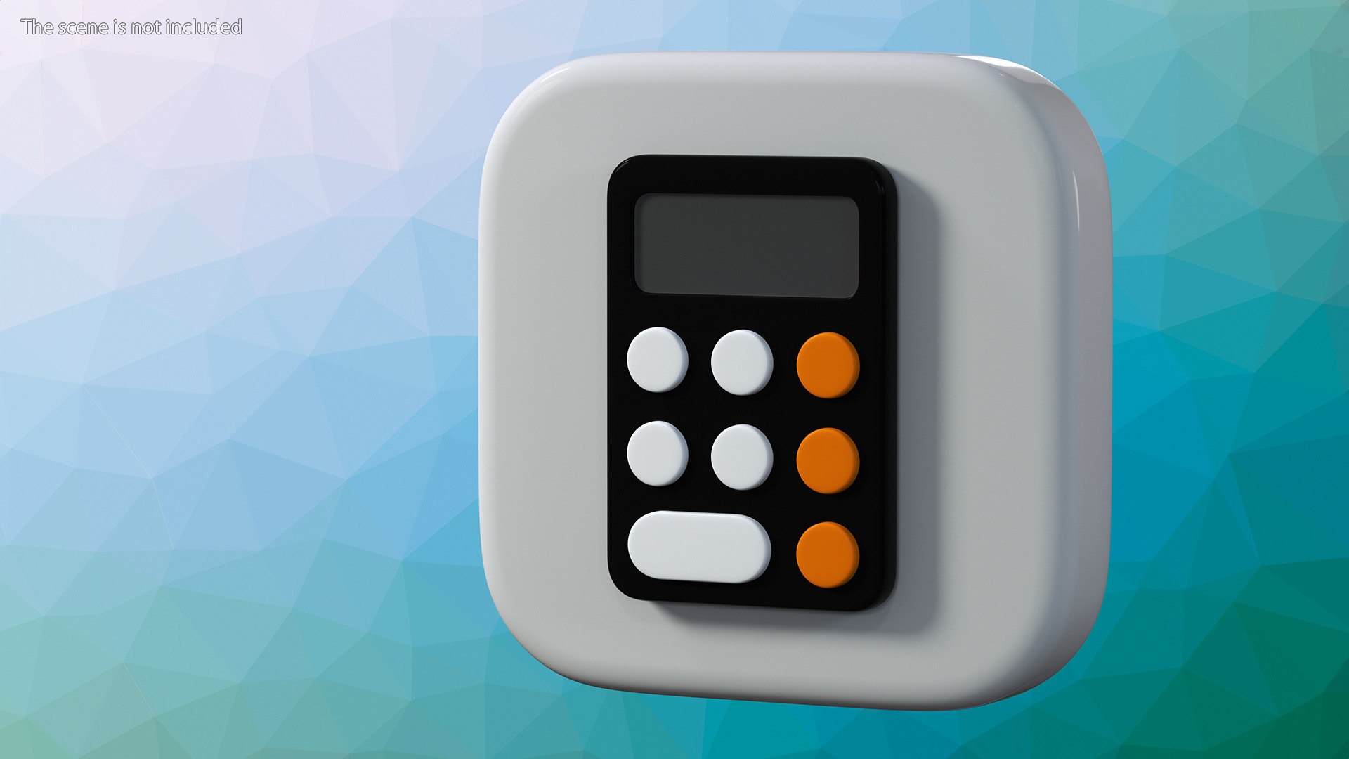 3D IPhone IOS Calculator Icon - TurboSquid 2222956