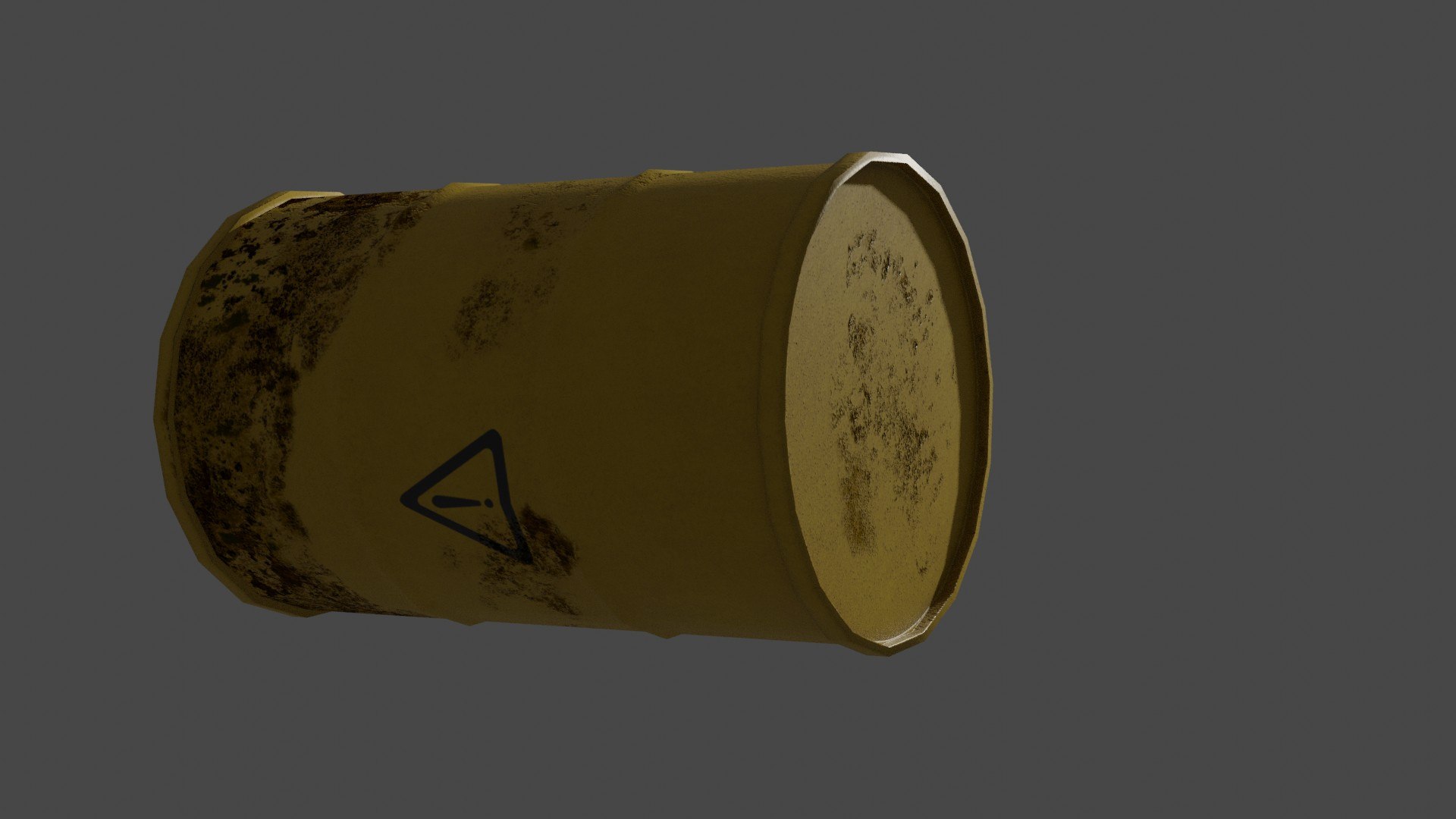 Free Low-Poly Drum Container 3D Model - TurboSquid 1838564