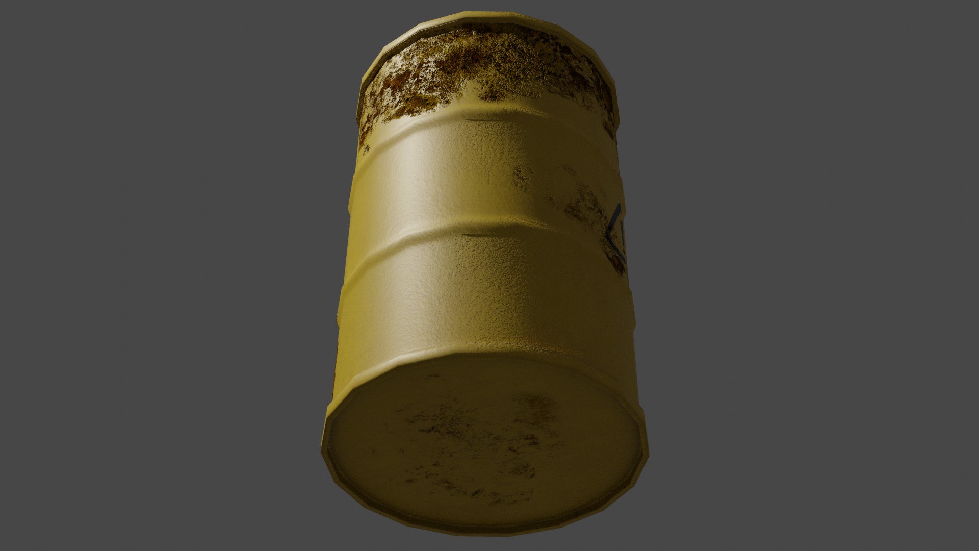 Free Low-Poly Drum Container 3D Model - TurboSquid 1838564