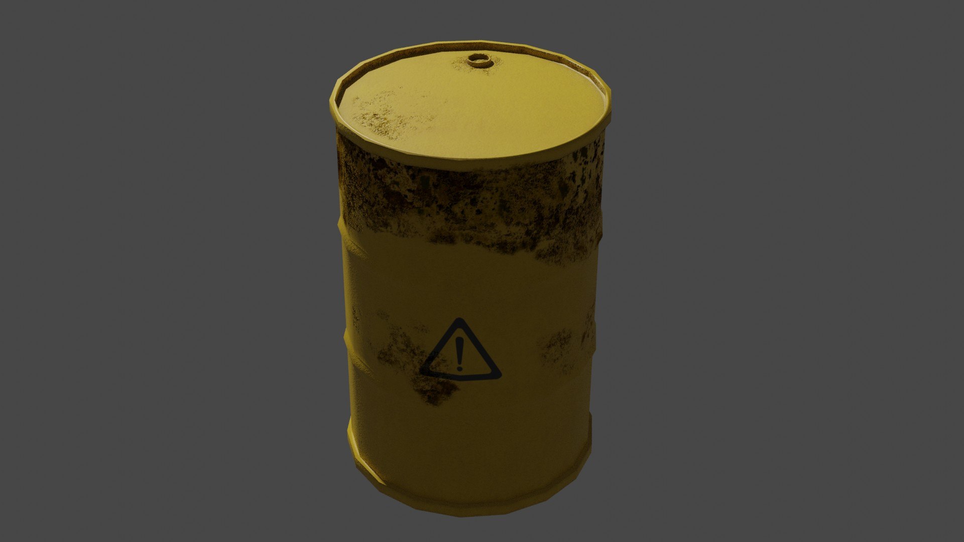 Free Low-Poly Drum Container 3D Model - TurboSquid 1838564