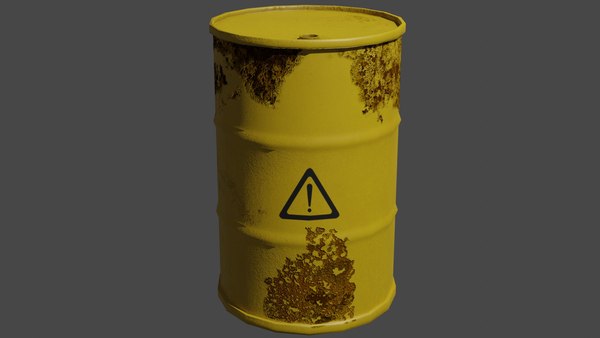 modelo 3d Contenedor de tambor de baja poli gratis - TurboSquid 1838564