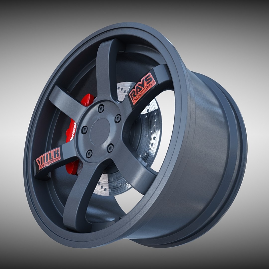 3d Model Volk Racing Wheel