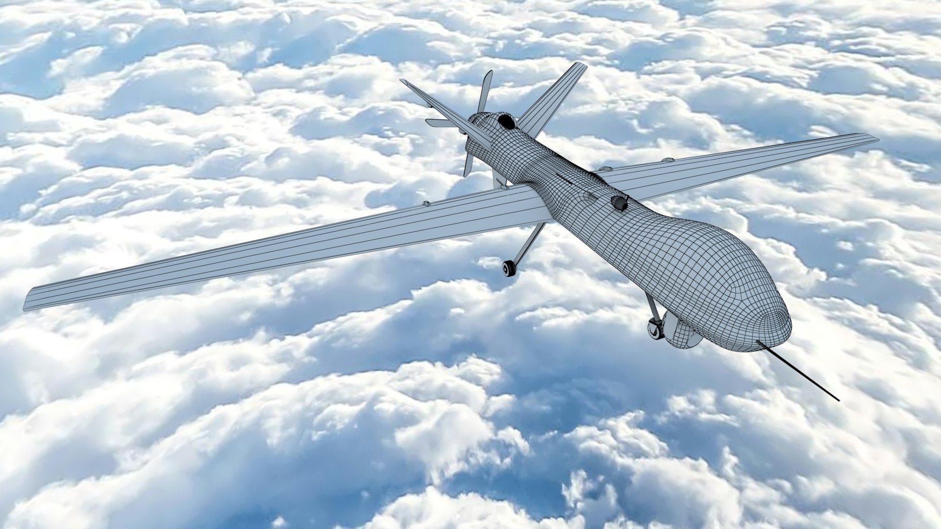 UAV MQ9 3D Model 3D - TurboSquid 2268974