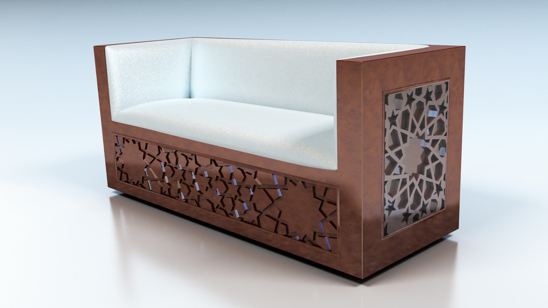 3D Model Islamic Moroccan Sofa And Table - TurboSquid 1917835