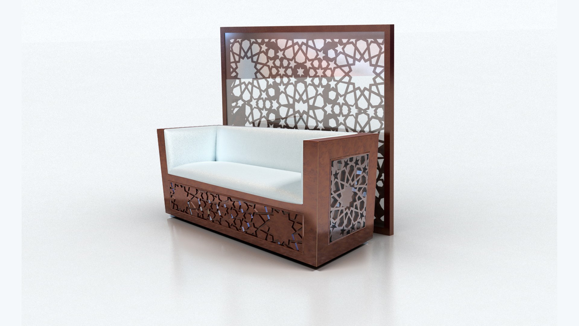 3D Model Islamic Moroccan Sofa And Table - TurboSquid 1917835