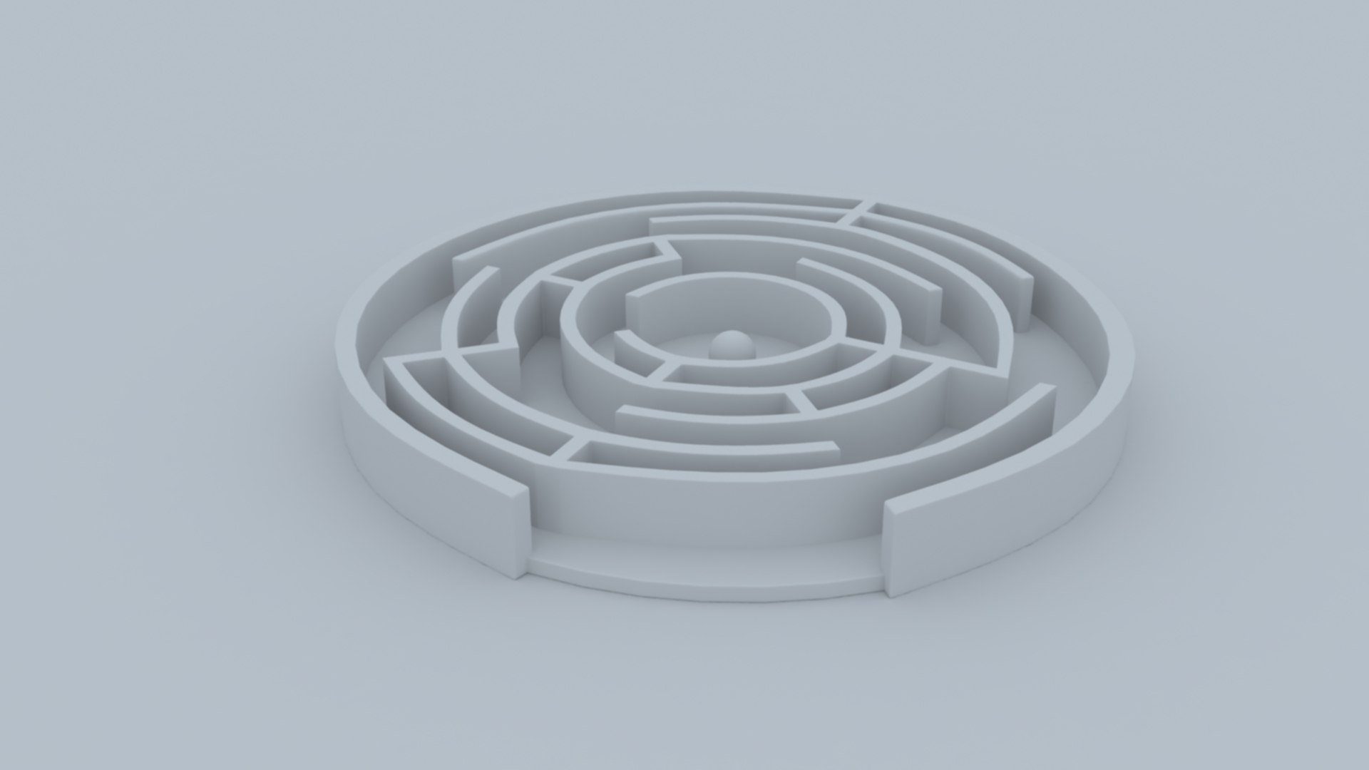 Maze 3D Model - TurboSquid 1676588
