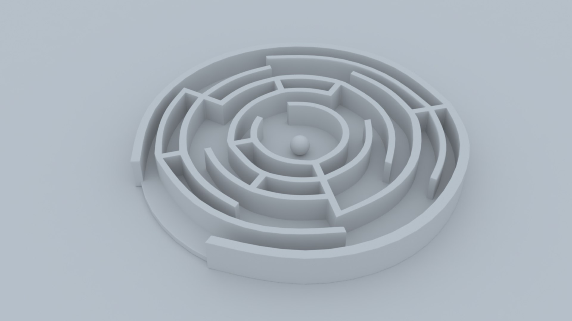 Maze 3D Model - TurboSquid 1676588