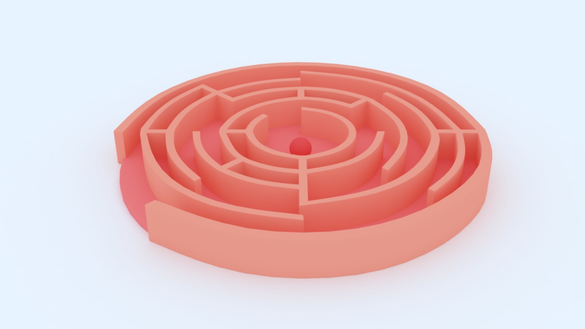 Maze 3D Model - TurboSquid 1676588