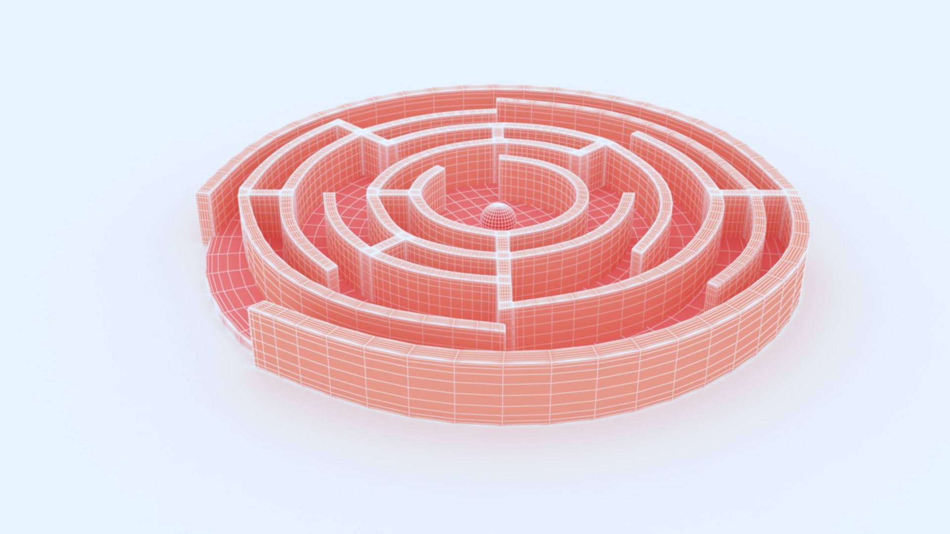 Maze 3D Model - TurboSquid 1676588