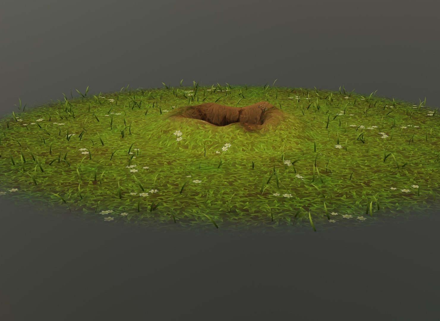 Cartoon Rabbit Hole In The Ground 3D Model 3D Model - TurboSquid 1732095