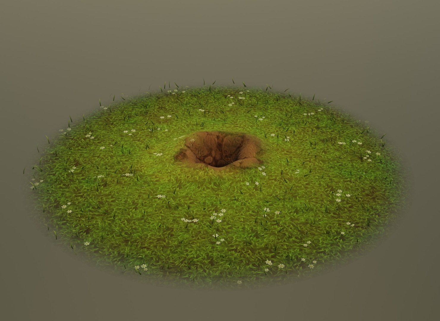 Cartoon Rabbit Hole In The Ground 3D Model 3D Model - TurboSquid 1732095