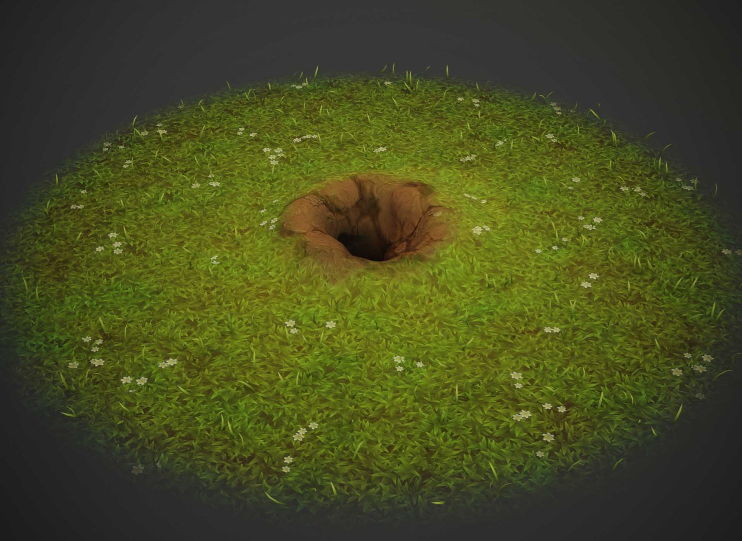 Cartoon Rabbit Hole In The Ground 3D Model 3D Model - TurboSquid 1732095