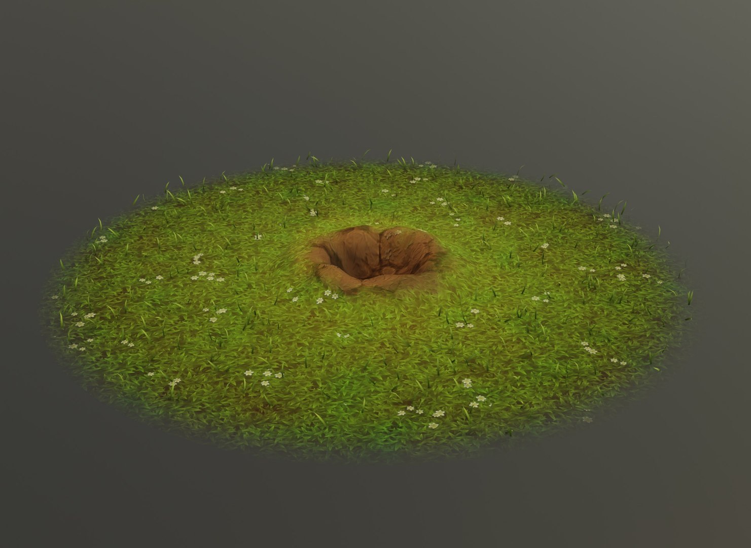 Cartoon Rabbit Hole In The Ground 3D Model 3D Model - TurboSquid 1732095